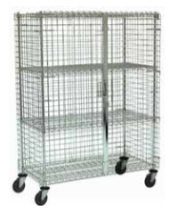 Wanzl Mobile Wire Security Cage - ISDA Network